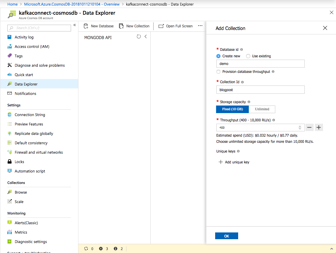 Connecting Apache Kafka to Azure CosmosDB — Part I | by Hans-Peter Grahsl | Medium