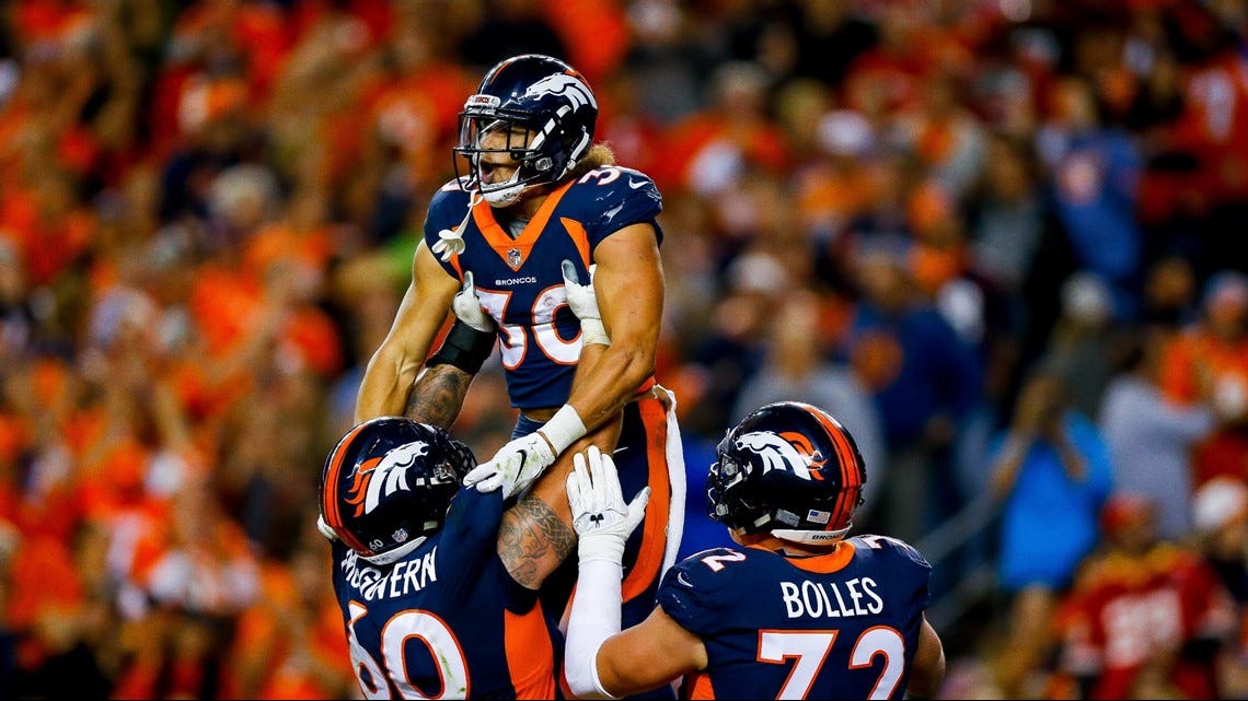 Review da temporada 2018 — Os TEs e RBs | by Victor Matheus | Broncos ...