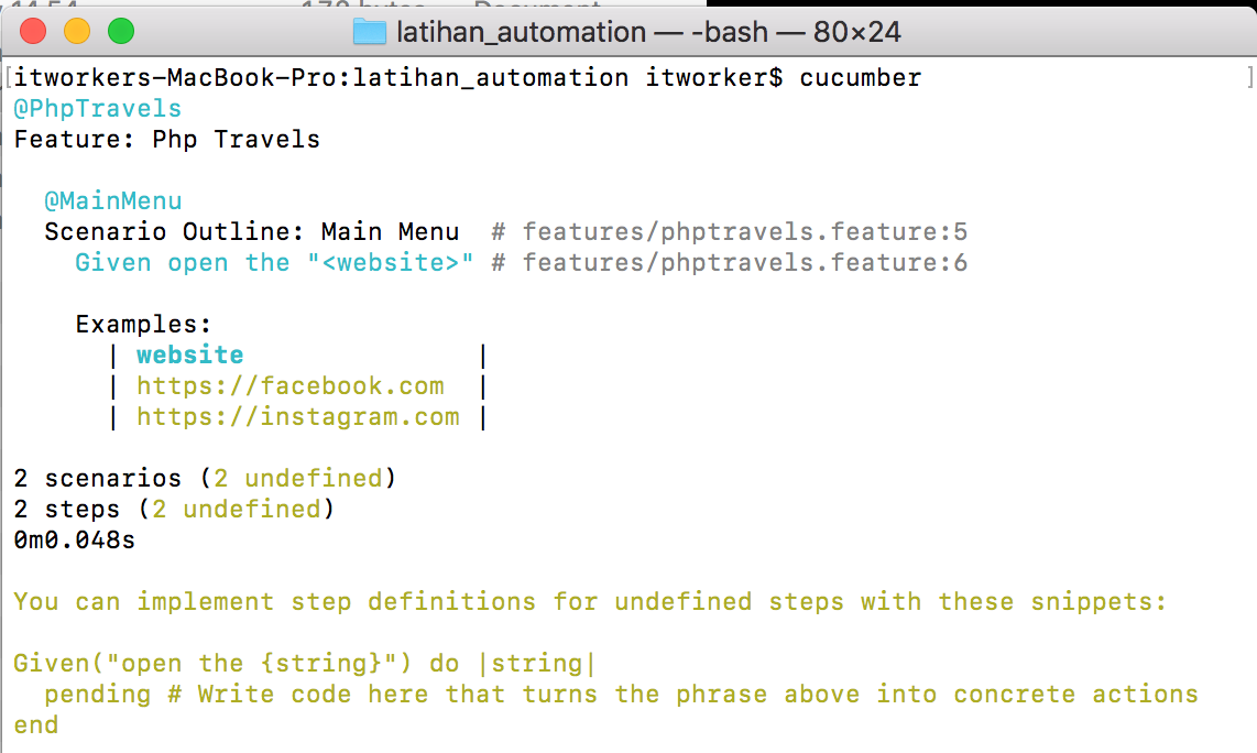 Scenario Outline using Gherkin - Binar Academy - Medium