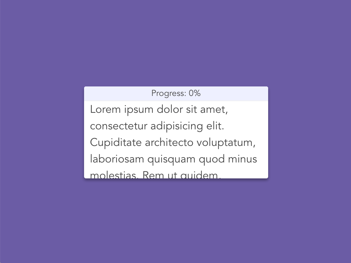 Creating a Scroll-Based Progress Bar in Vue | by Taha Shashtari | ITNEXT