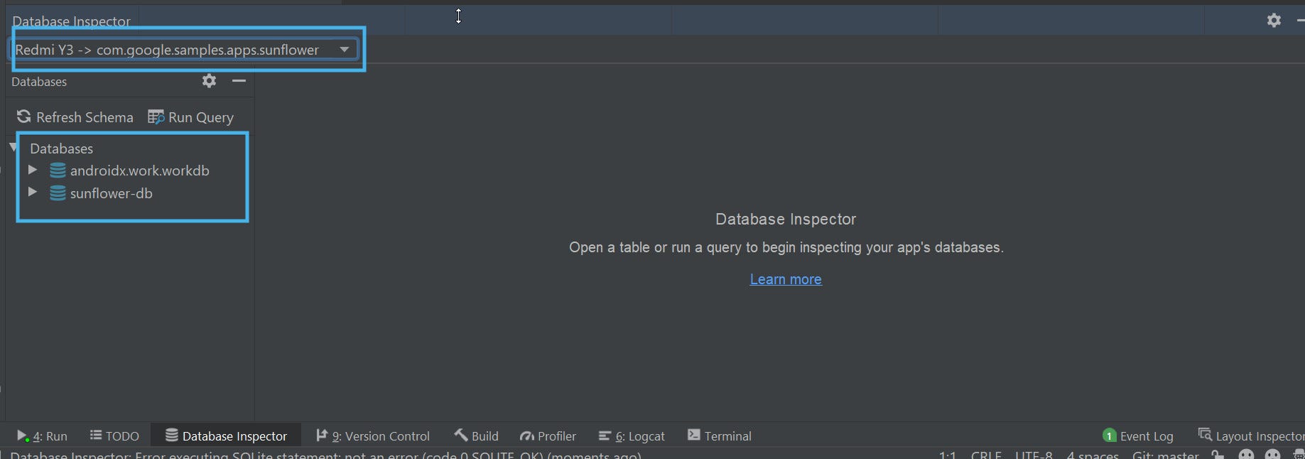 Exploring the Database Inspector in Android Studio