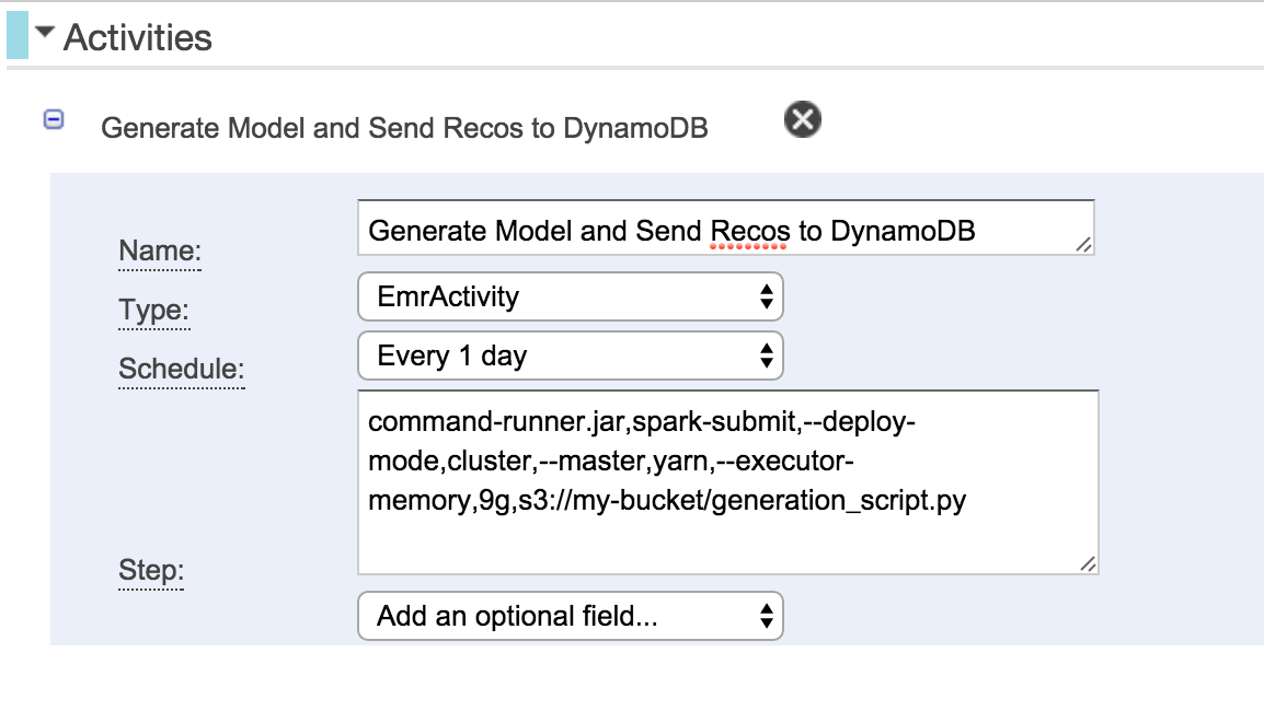 Building A Recommendation Engine With Aws Data Pipeline Elastic Mapreduce And Spark