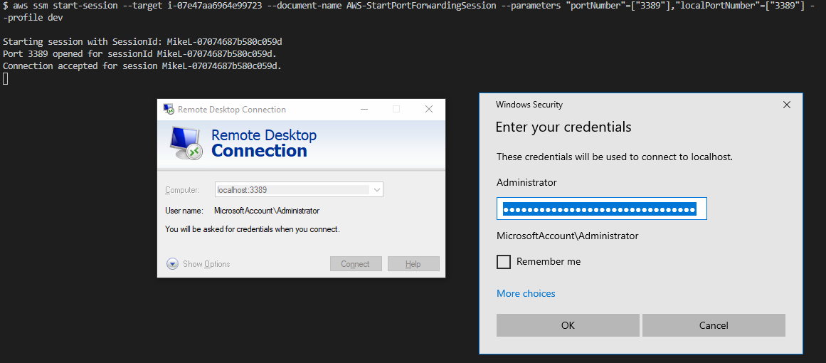 Instance Administration Using Aws Ssm Port Forwarding