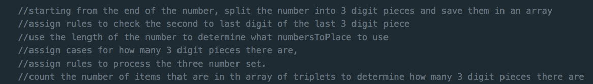 Converting Numbers To English Using Javascript | by Alec Gilchrist | Medium