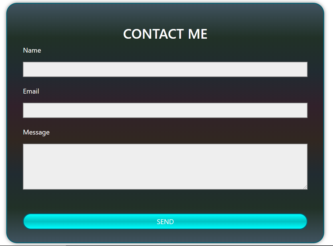 Attractive “Contact Me” form without backend in HTML and CSS | by Aniket Kumar Sinha | Medium