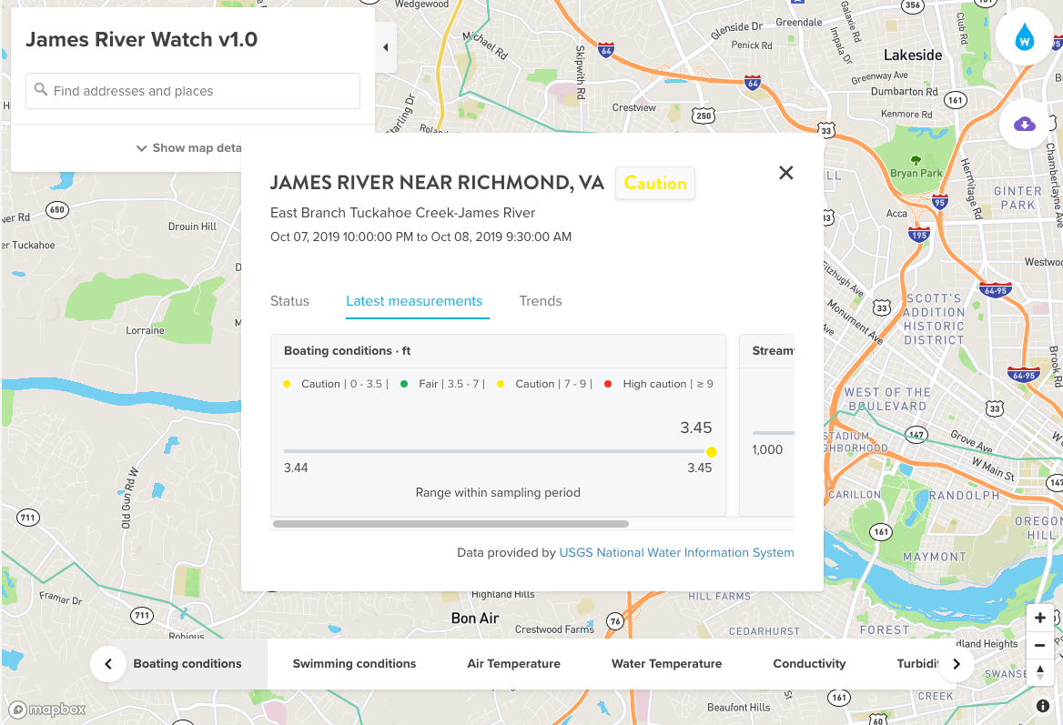 Visualize Real-Time USGS Monitoring Sites on Water Reporter Maps | by R ...
