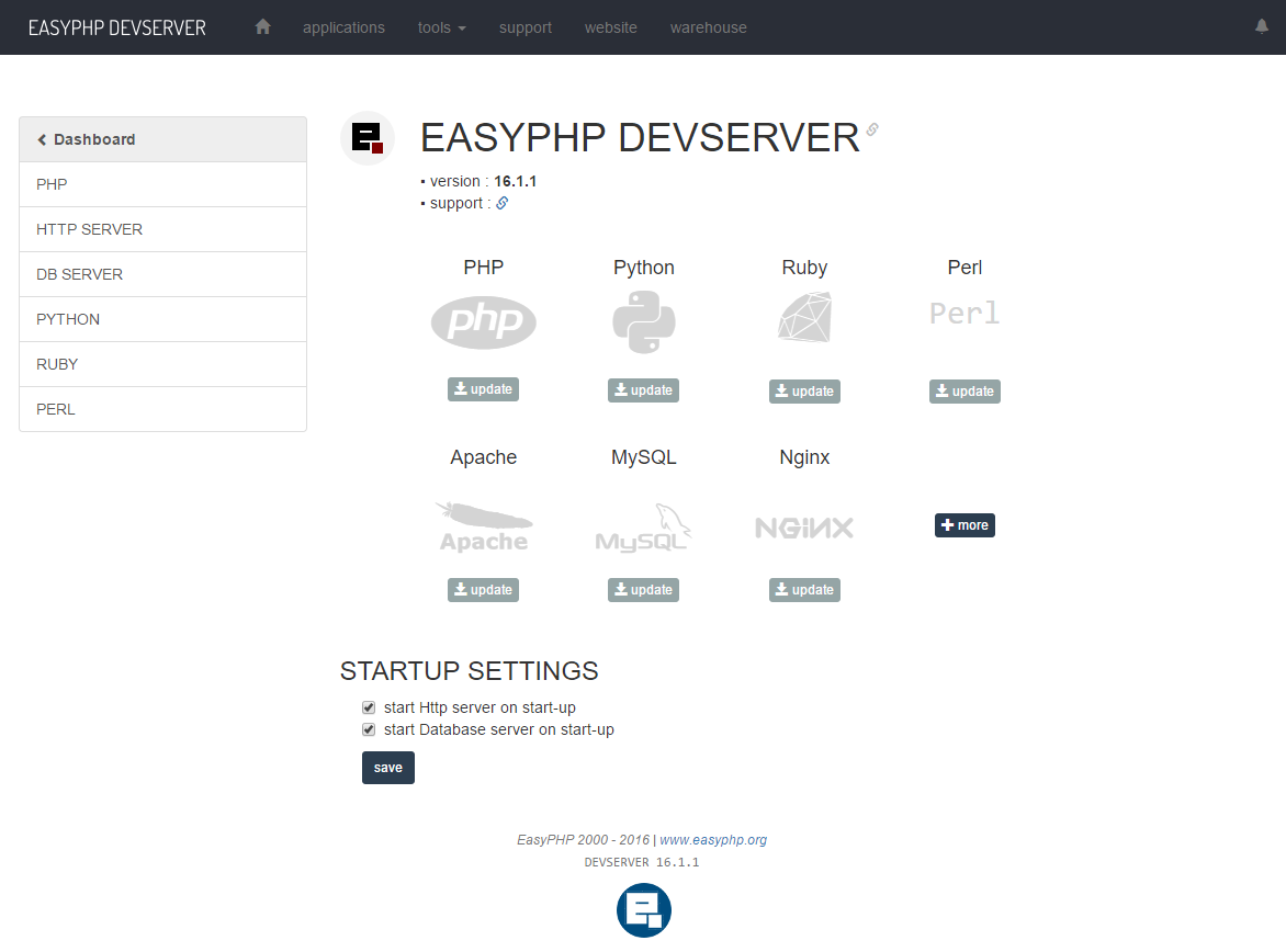 EasyPHP Devserver 16.1.1 - EasyPHP Newsletter - Medium
