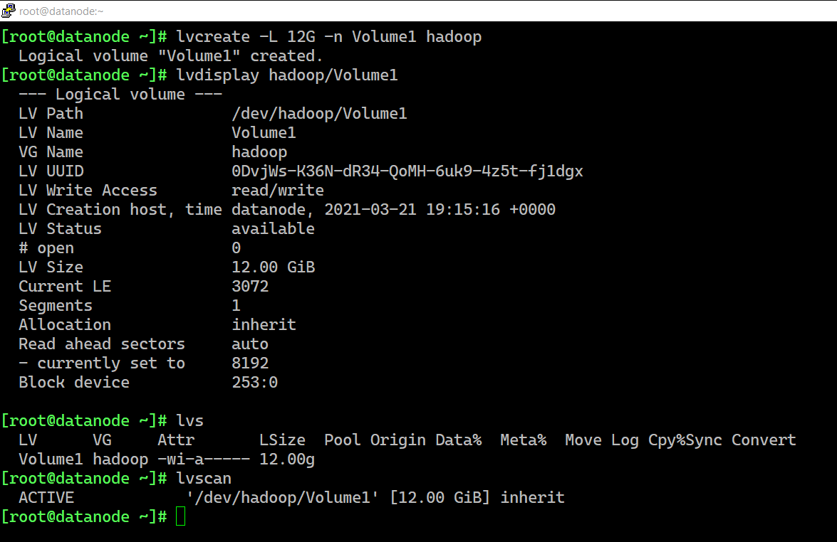 Integration of LVM with Hadoop Cluster and providing Elasticity to DataNode Storage | by ...