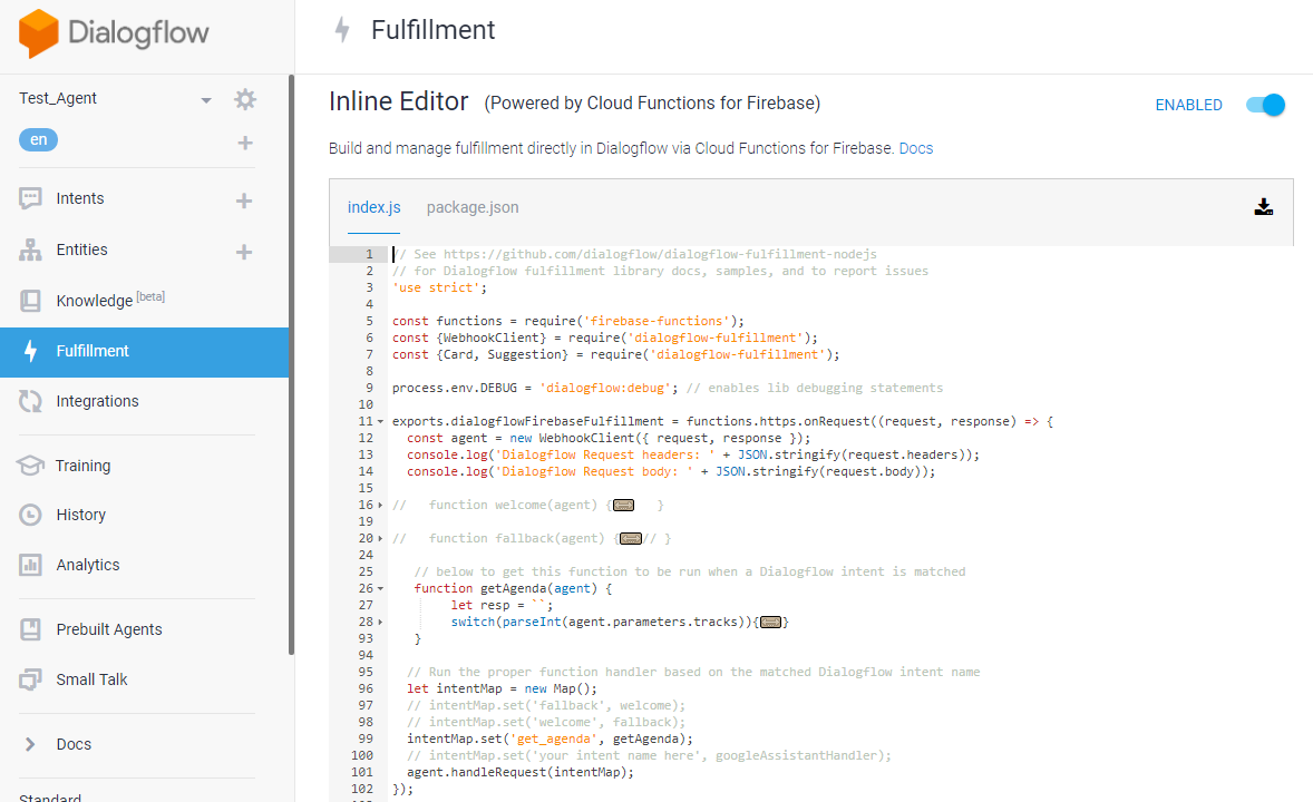 Android chatbot with Dialogflow. Dialogflow from Google (earlier known… | by Abhinav Tyagi | Medium