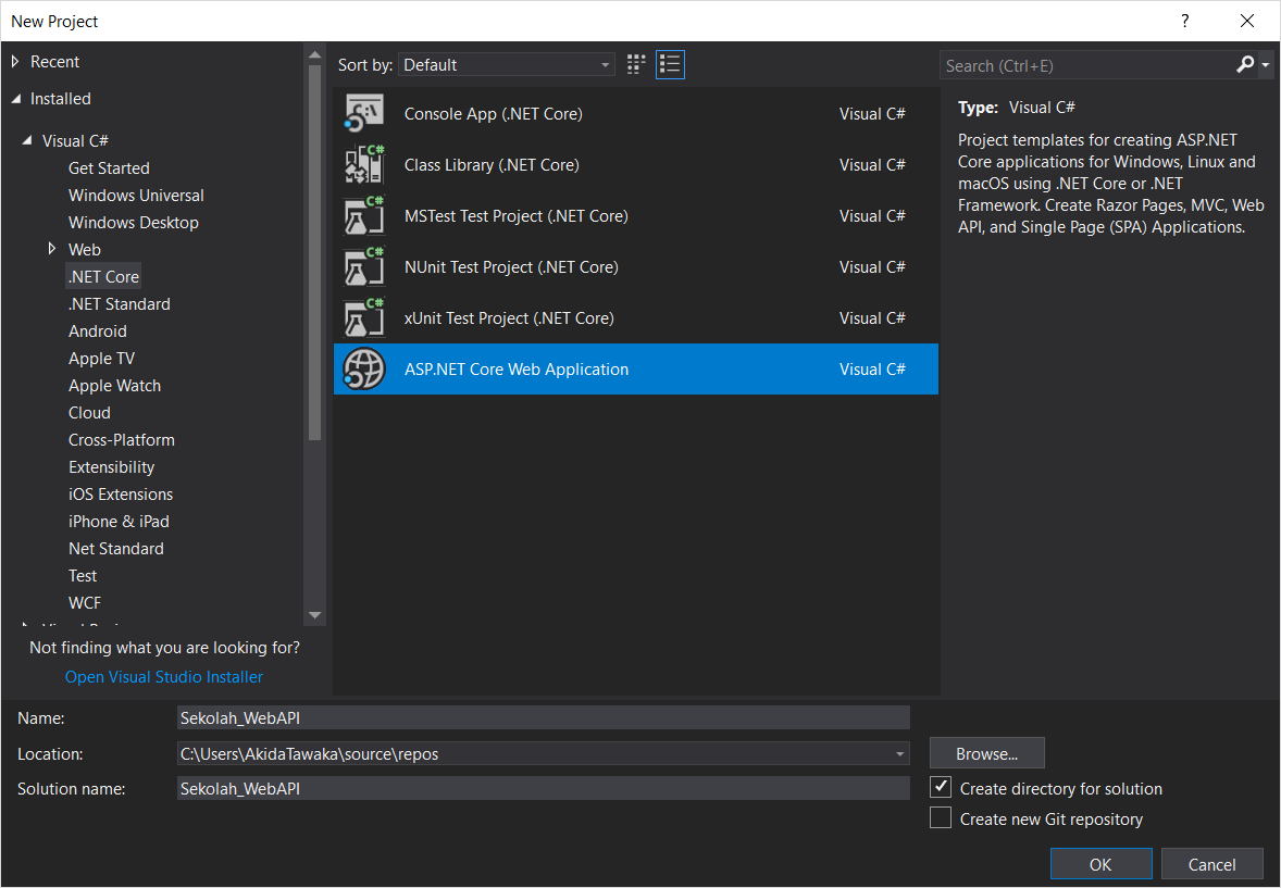 Membangun Web API menggunakan ASP.NET Core | by Akida Tawaka | Medium