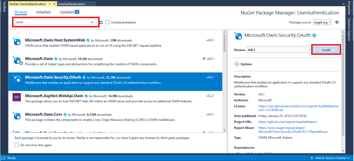 Web API Token Based Authentication using Microsoft OWIN | by Uppili Vasanthi | Medium