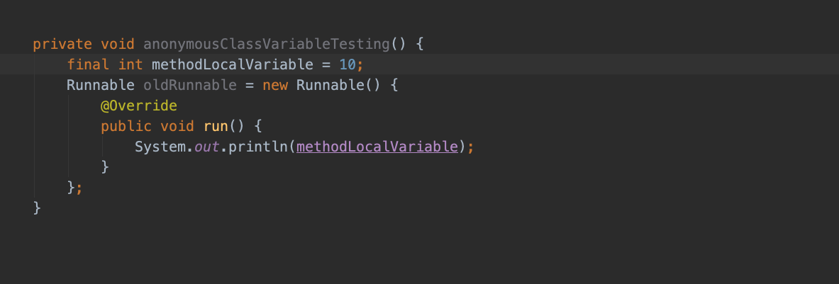 Kotlin: Final variables in anonymous class enclosed in a method | by ...