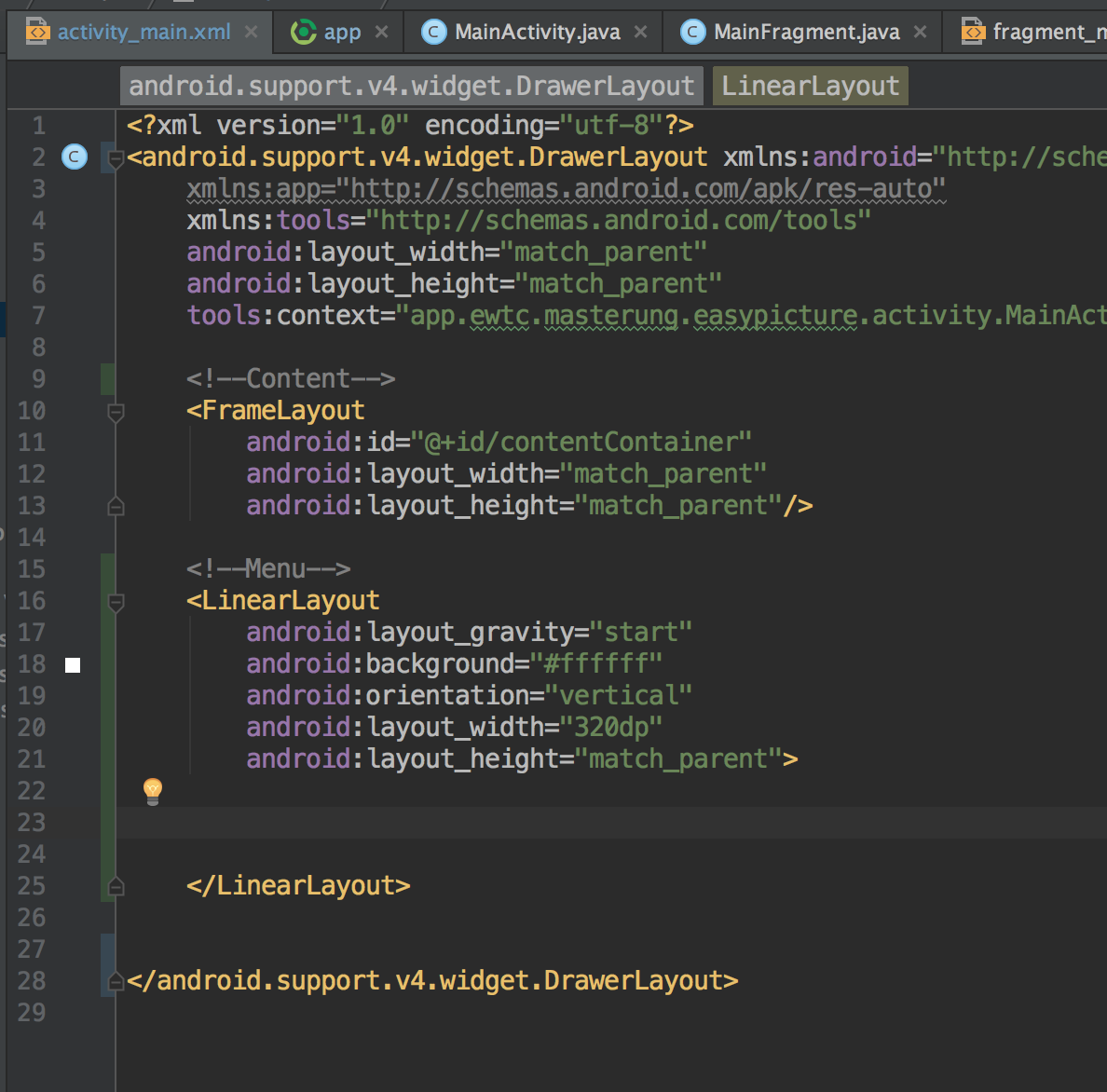 การทำ DrawerMenu บน App Android. Drawer Menu คือเมนู ที่มาพร้อมกับ ...
