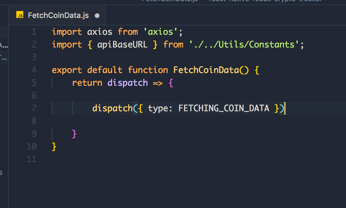 Let’s Build: Cryptocurrency Native Mobile App With React Native + Redux ...