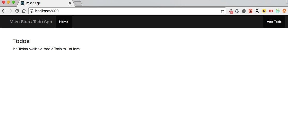 Mern Stack Crud App Using Create React App And React Redux