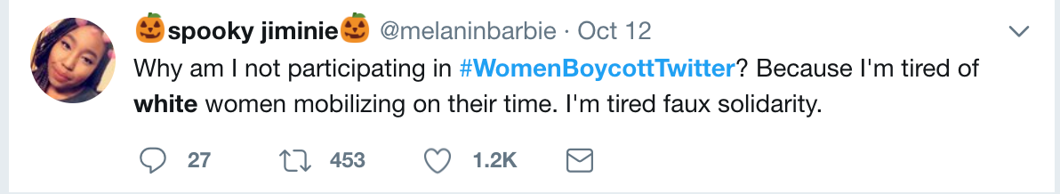 On [White] #WomenBoycottTwitter and #MeToo — From a White Woman, to ...