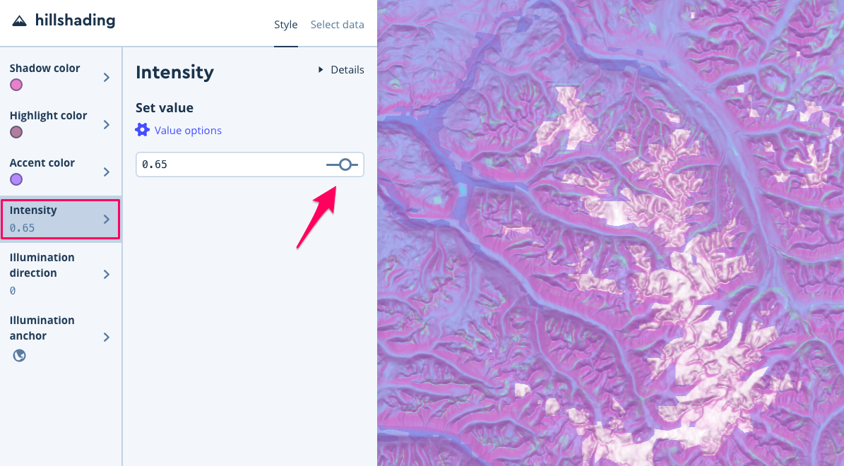 Styling Mapbox Terrain RGB - maps for developers