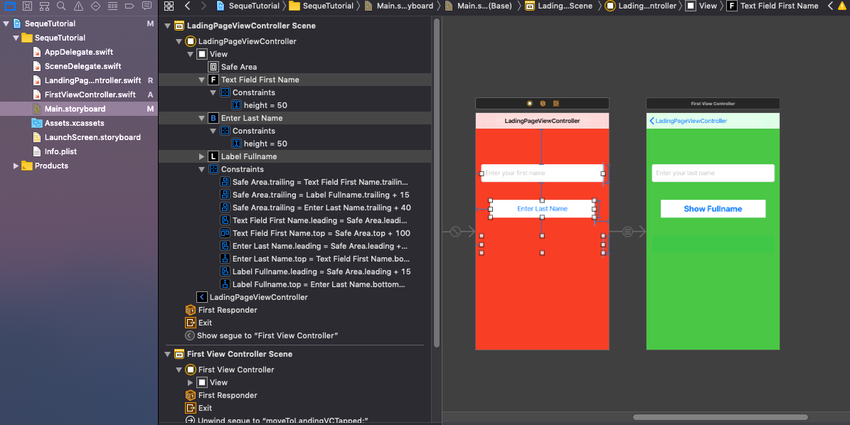 How to Pass Data using Segue and Unwind in Swift | by Shankar Madeshvaran | Developer in Making ...