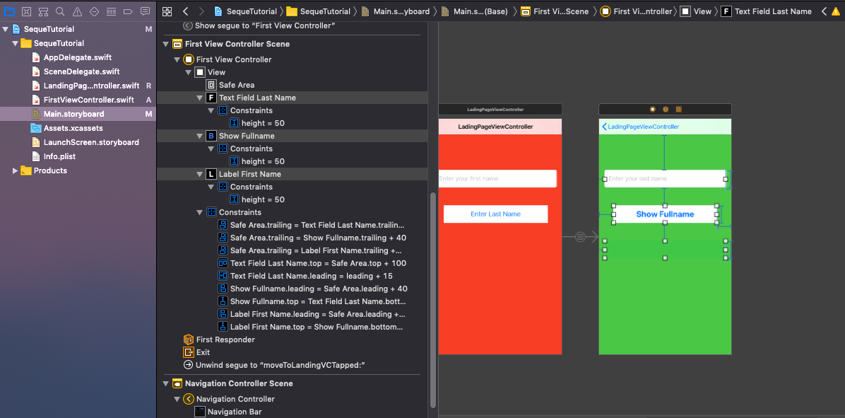 How to Pass Data using Segue and Unwind in Swift | by Shankar Madeshvaran | Developer in Making ...