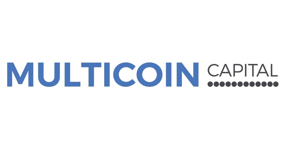 Blockchain Report — 6/21/2018. Summary: Multicoin Capital Gets Backing ...