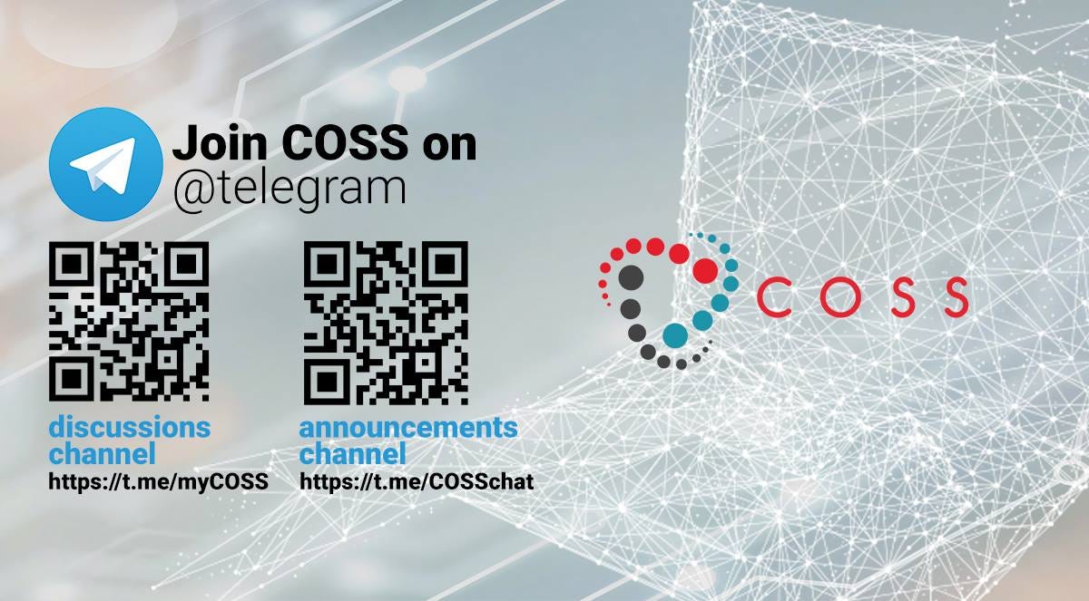 COSS.io update November 27th. Dear all. This will be a brief update ...