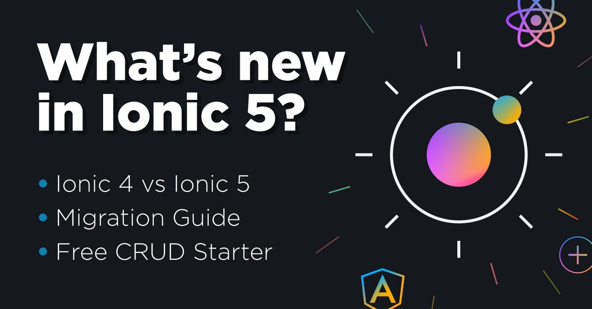 Whats New In Ionic 5 —free Example App Learn Ionic Framework Medium