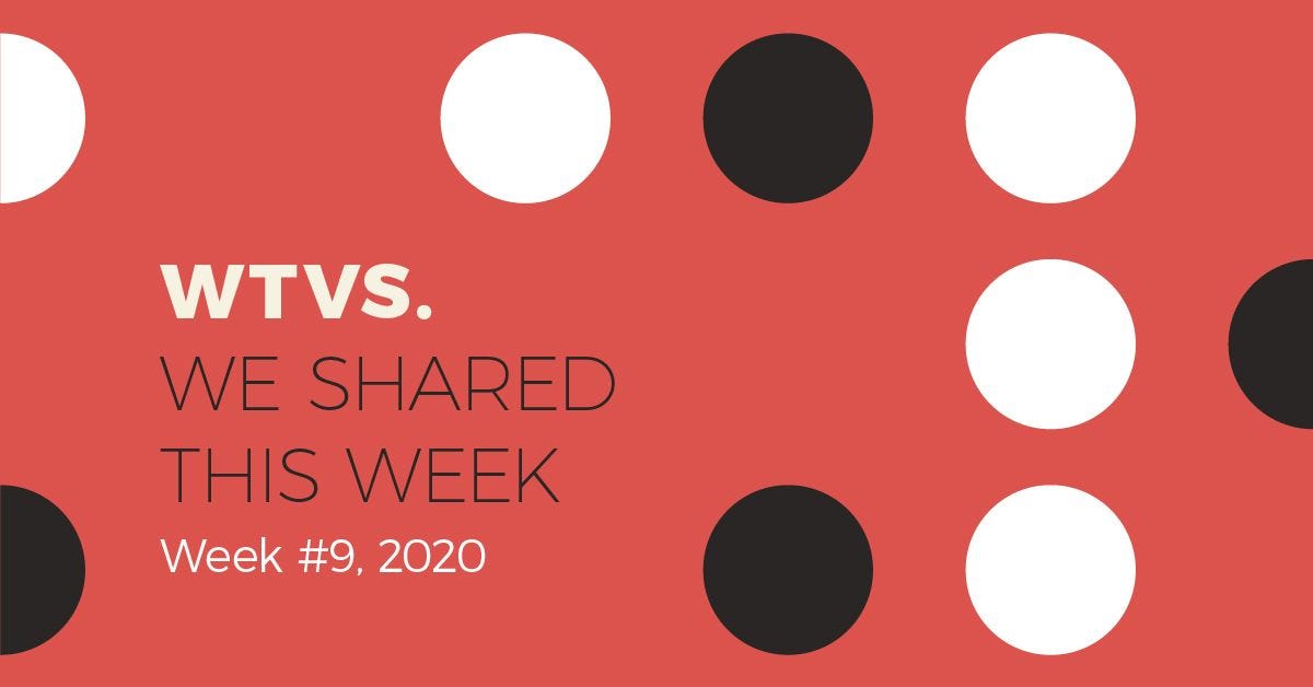 WTVS. We Shared This Week: #9. We share a pretty serious amount of ...