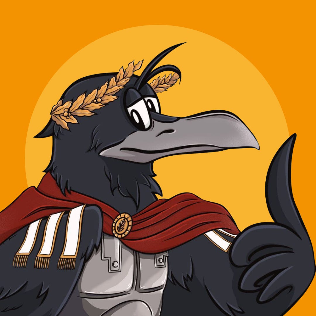 Snuggly the Crow – Medium