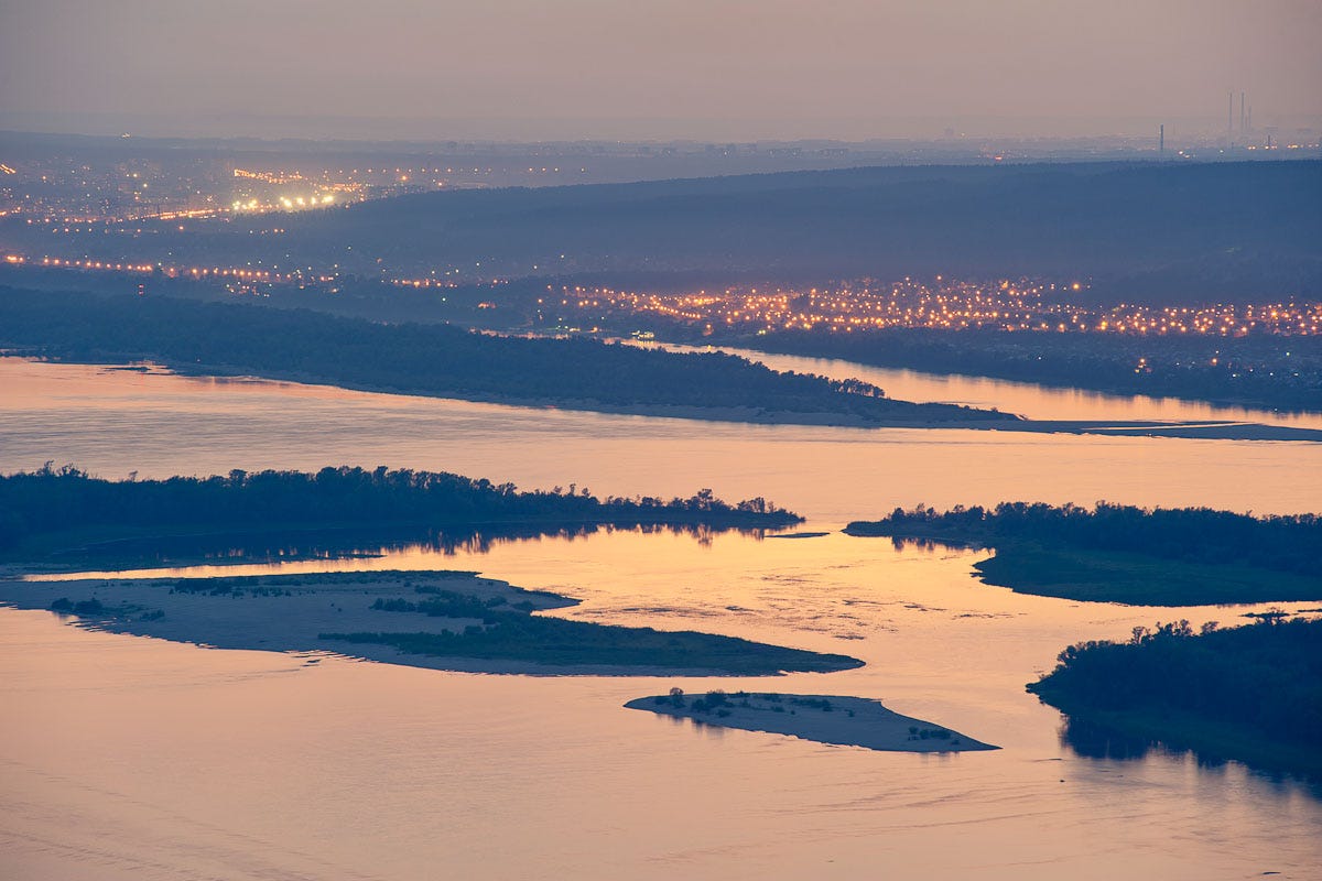 “Samara Bend” National Park. When the Volga rounded the Zhigulevsky ...