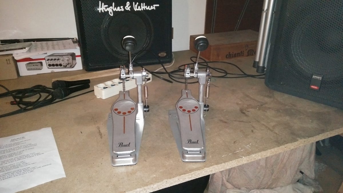 My DIY e-drum: off-set style symmetrical “middle” pedal | by Paolo ...