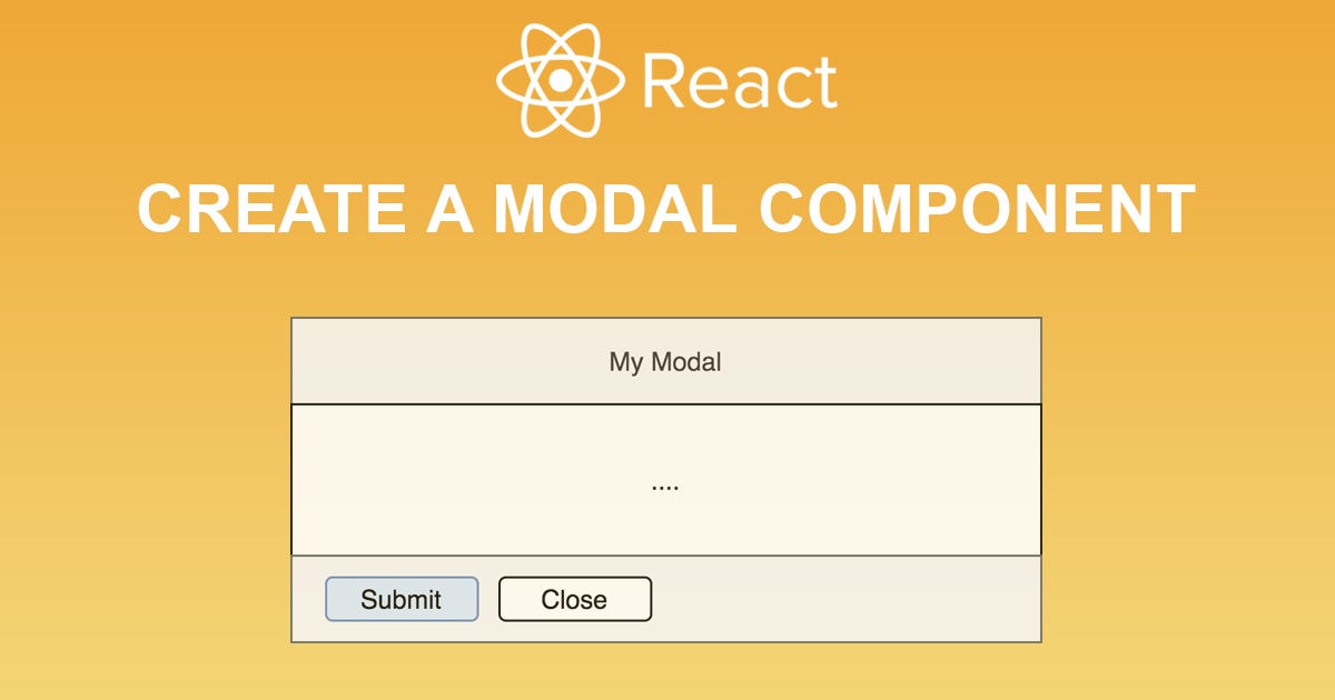 How To Create A Modal Component In React From Basic To Advanced By Thi Tran Tinyso Medium