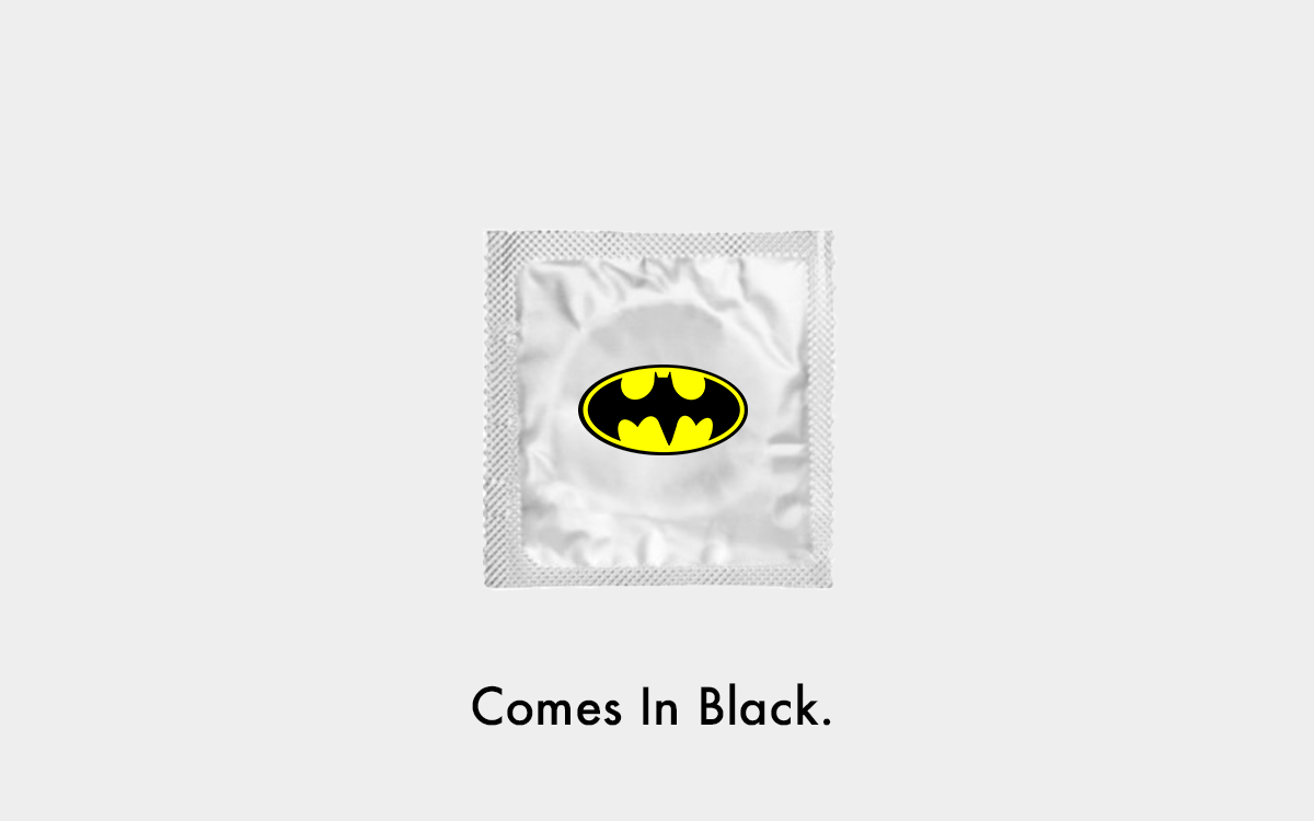 Took a break from work, made condoms for superheroes.