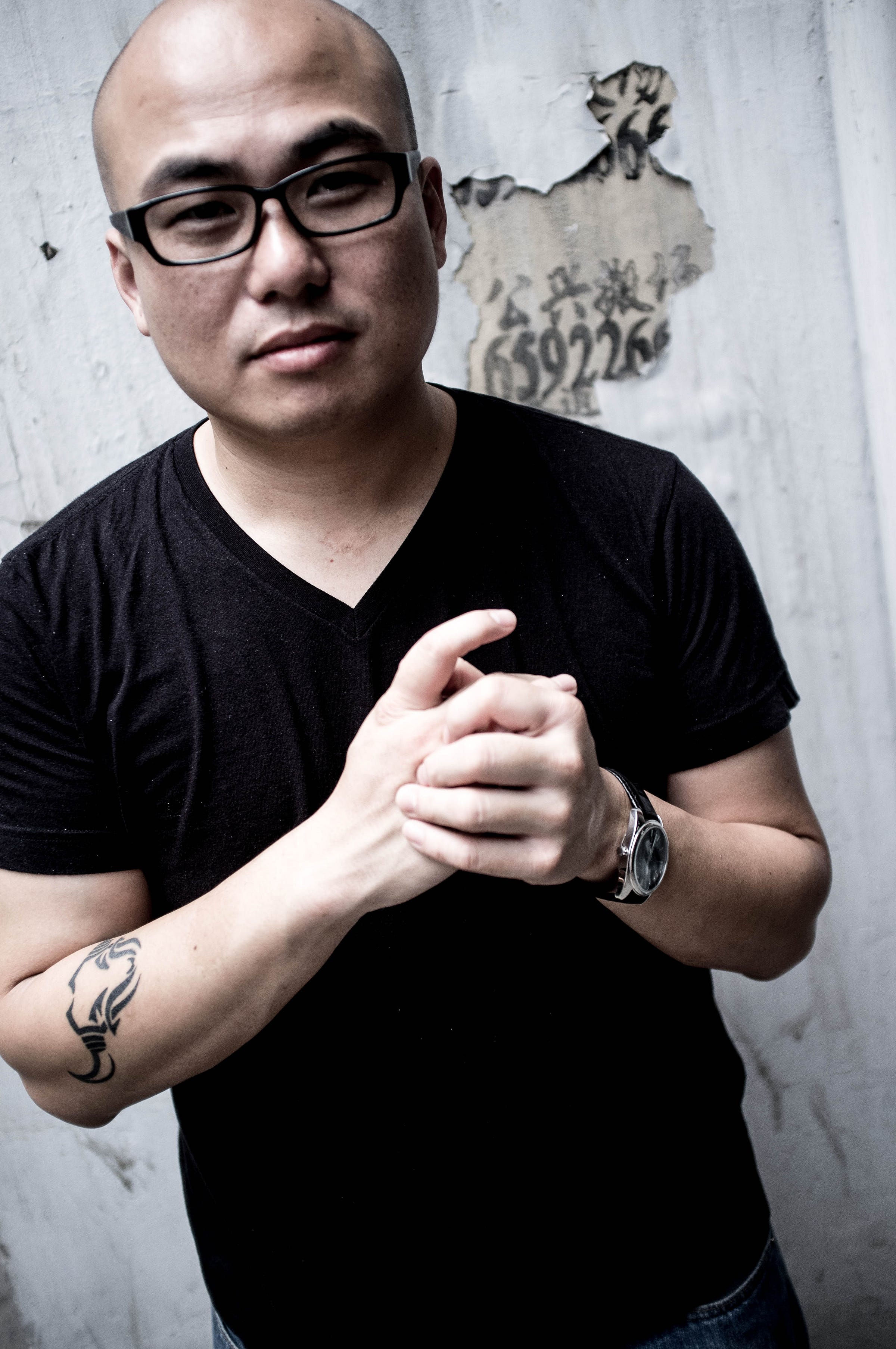 People following Kevin Lau