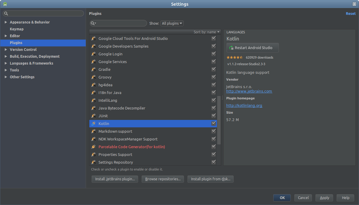 Android/Kotlin — ¿Cómo instalar el plugin de Kotlin en Android Studio? | by Armando Picón ...