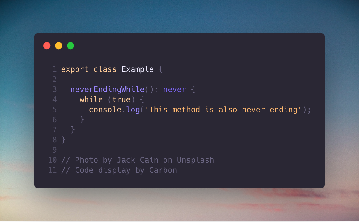 When To Use ‘unknown’ and ‘never’ Types in TypeScript | by Jeroen Ouwehand | Level Up Coding