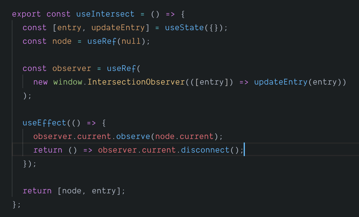 How To Use an IntersectionObserver in a React Hook - The Non ...