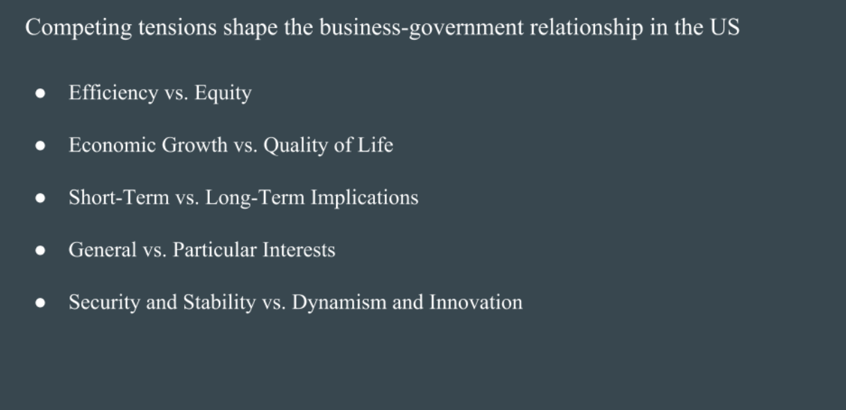 What Makes the Business-Government Relationship in the United States ...