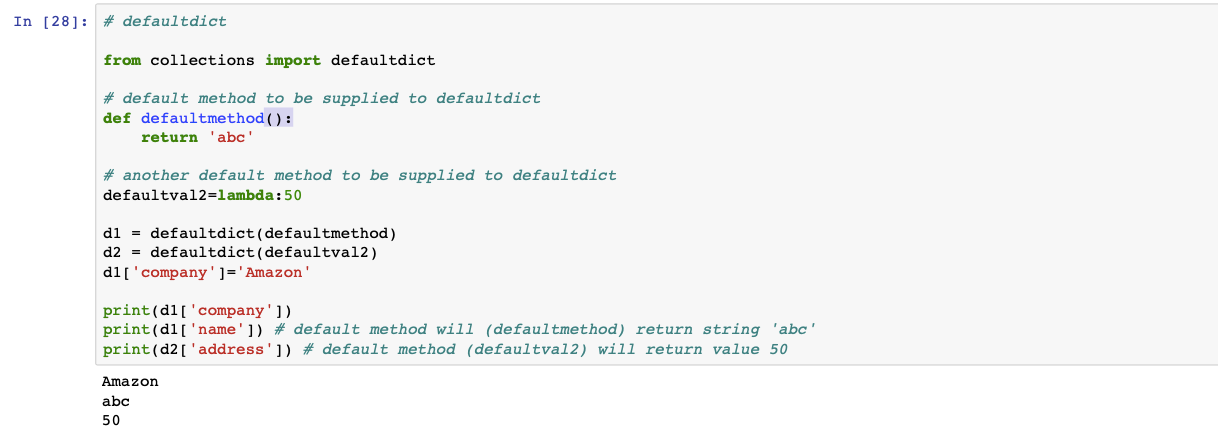 defaultdict module (collections) in Python | by Pranay Gore | Medium