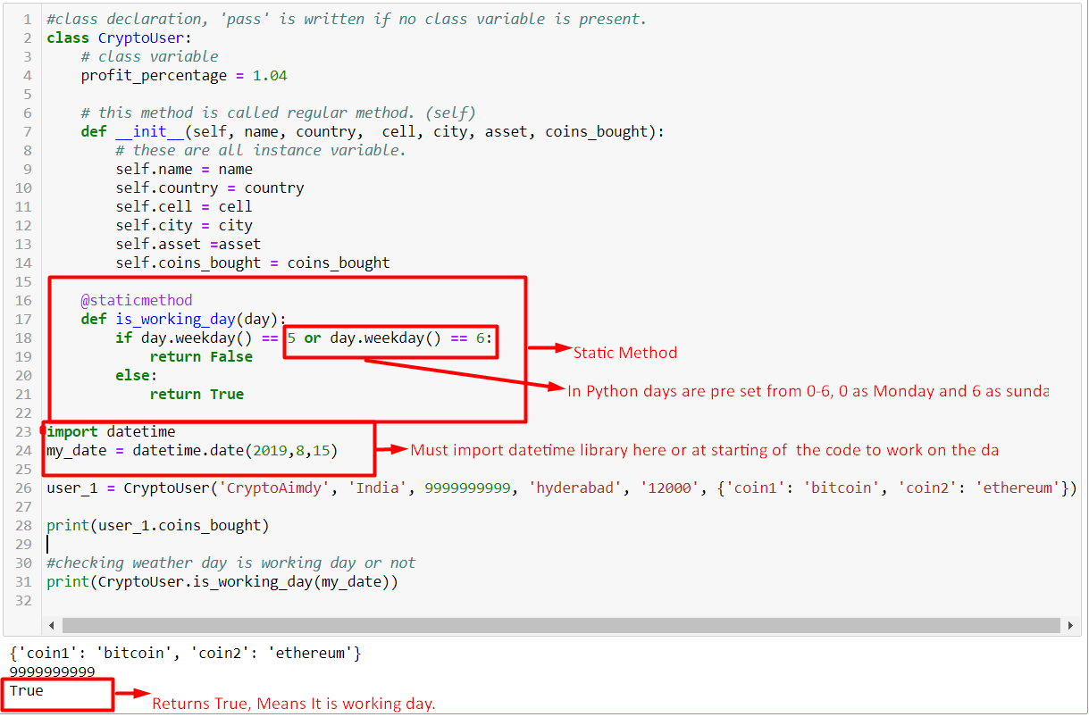 Oops Concept In Python Classes Variables Constructors Methods
