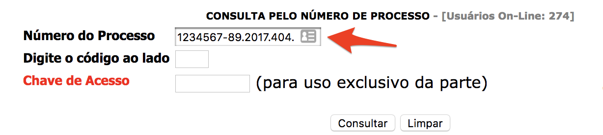 Análise de usabilidade: campo de consulta de número do processo | by ...