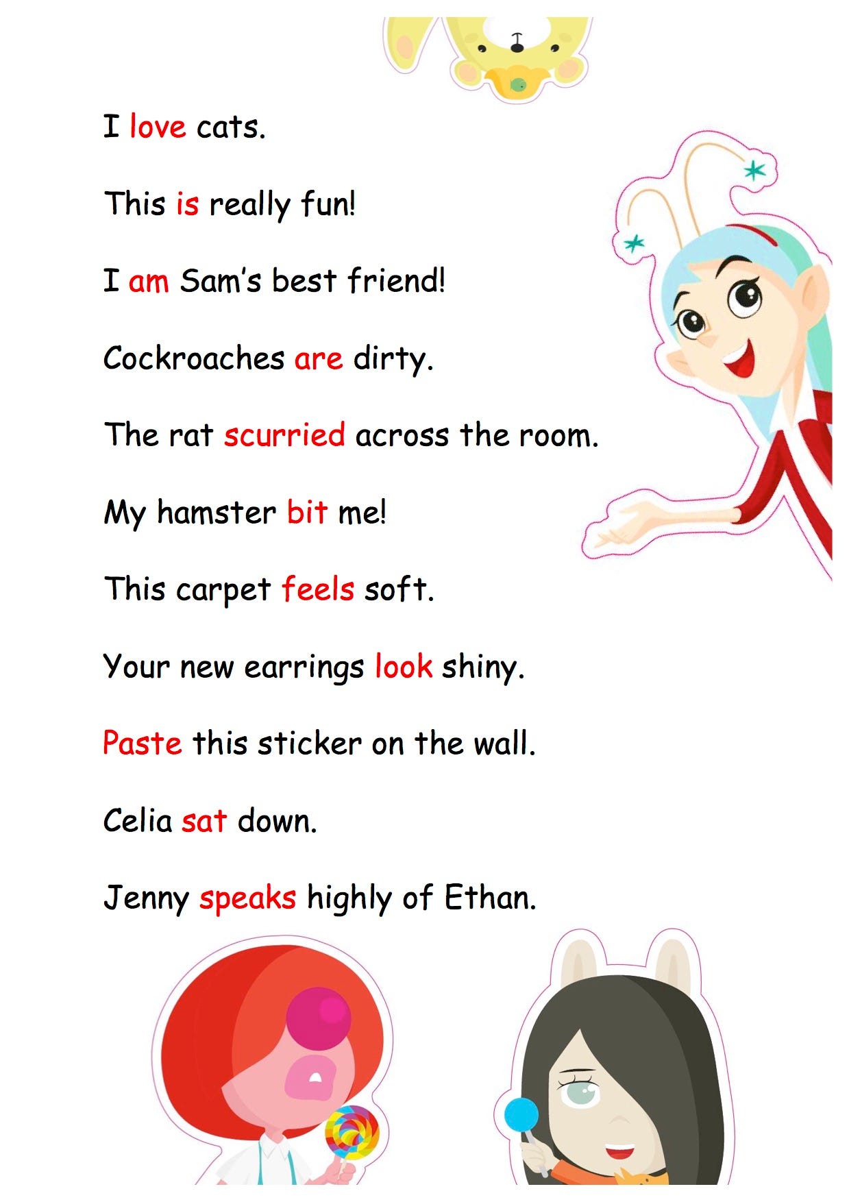 Mini Lesson Plan The Verb Jungle By LittleLives LittleLives Mini Lesson Plan The Verb Jungle By LittleLives LittleLives