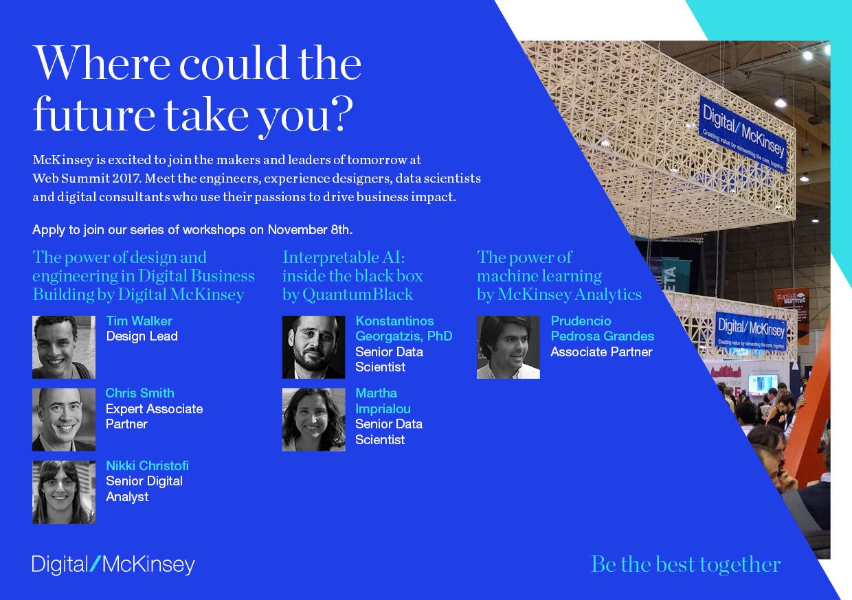November: Digital McKinsey LIVE. Everywhere you can see or hear Digital ...