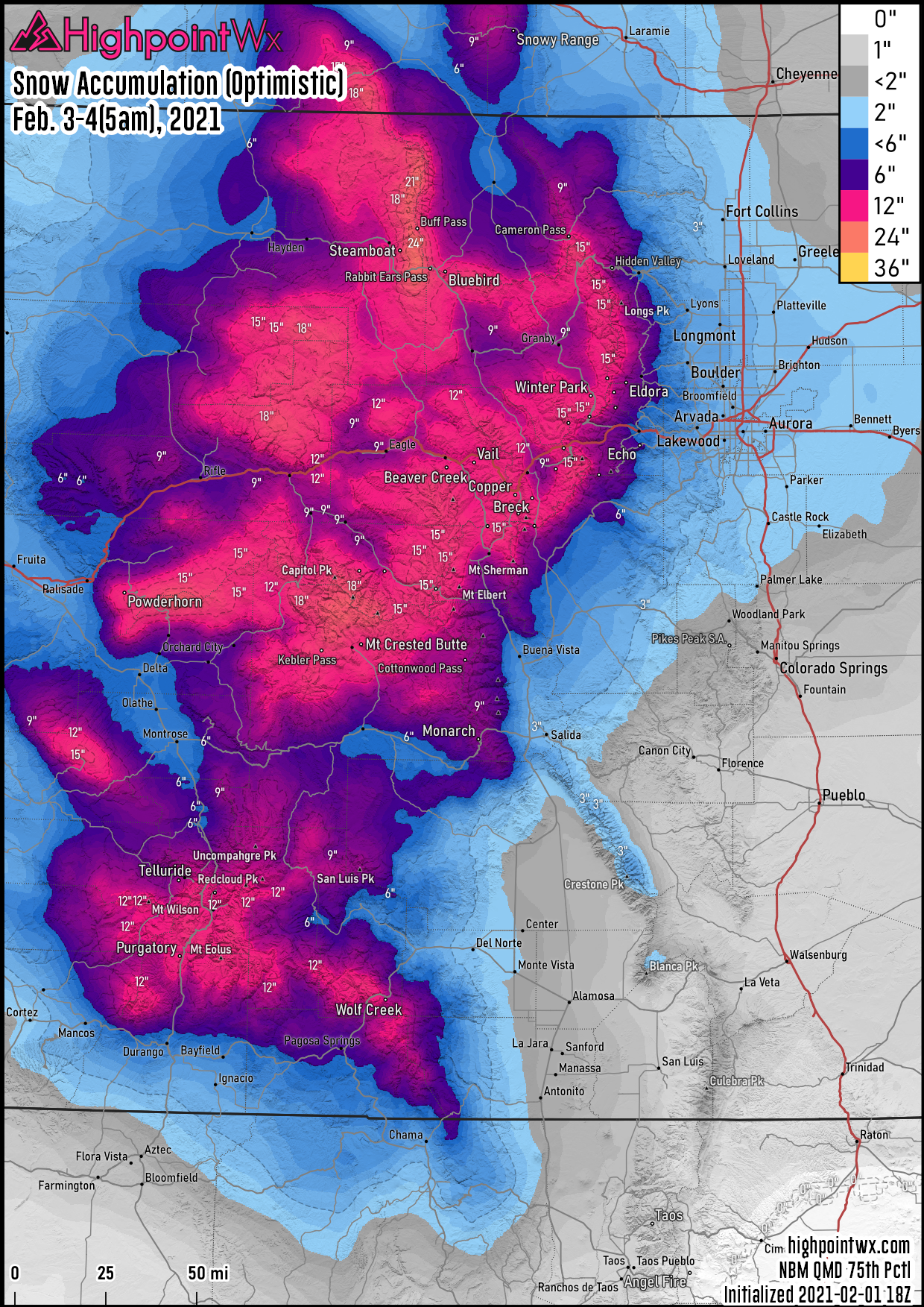 Colorado Weather Forecast | Feb. 2–7, 2021 | by Highpoint Weather ...