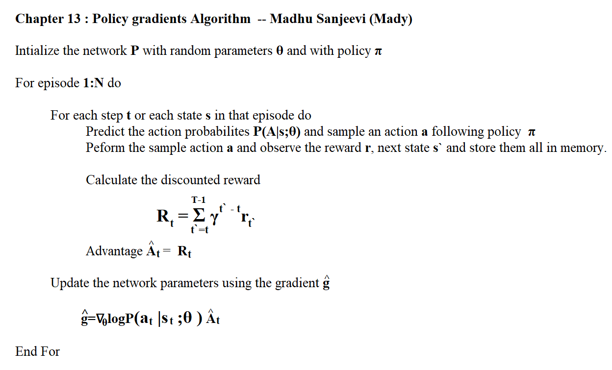 Ch:13: Deep Reinforcement learning — Deep Q-learning and Policy ...
