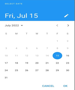 Date Picker in flutter, Date Picker | Level Up Coding