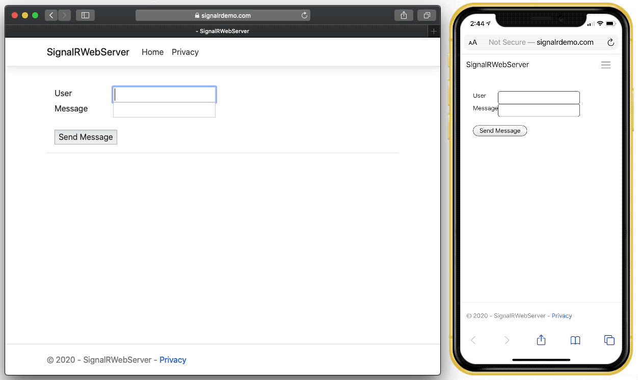 Learn How To Deploy A React Native Chat Client Against A Signalr Hub On Asp Core For Linux