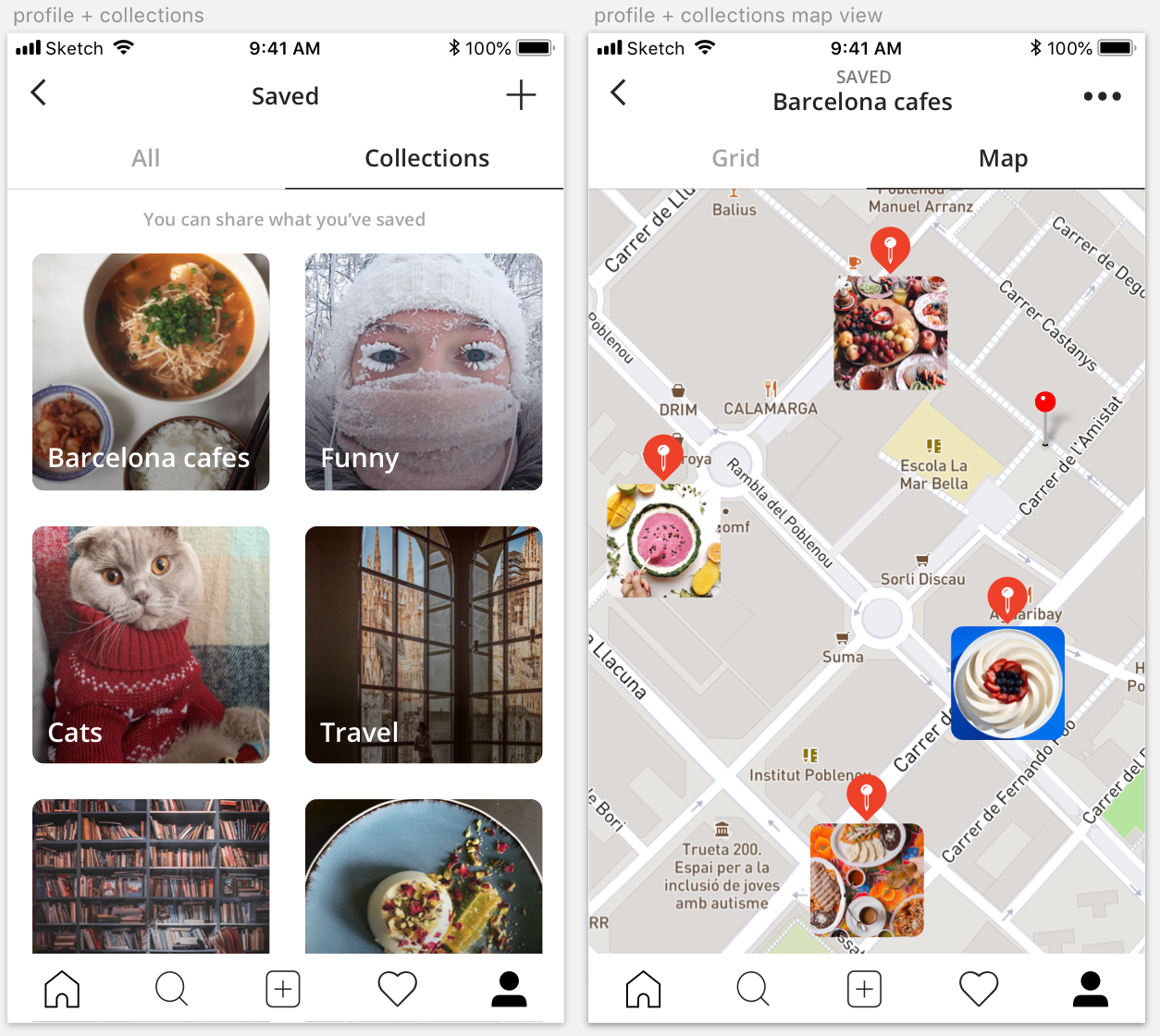 Add a feature: Instagram map view - UX Collective
