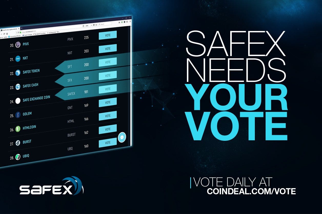 How To Help SAFEX Get Listed on CoinDeal [Tutorial] | by Alfred Maxwell | Decentralized Commerce ...