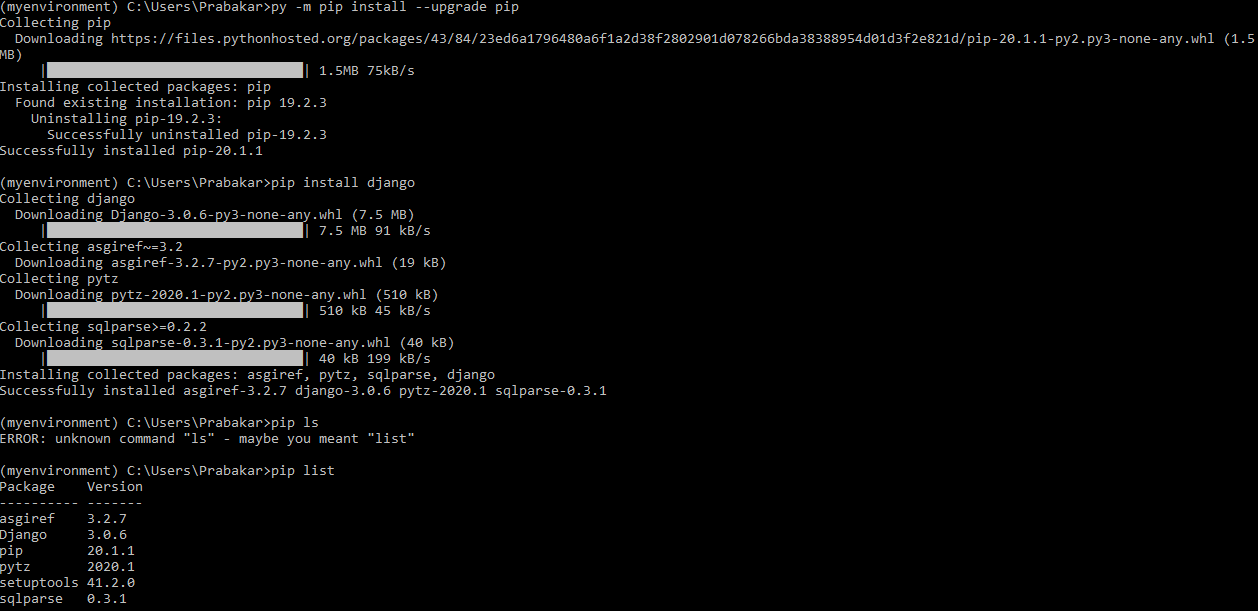 How to install Django on Windows 10 | by Rasegaprabakar | Medium