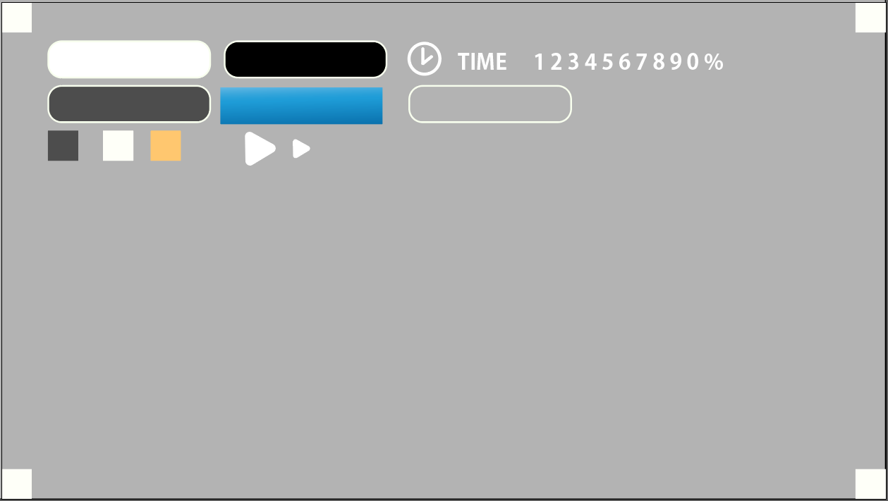 Composite UI with rounded rectangular progress bar — Unity3D